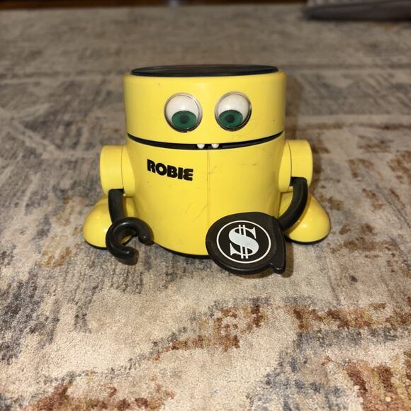 Radio Shack | Toys | Radio Shack Robie Robotic Bank Yellow Banker Robot ...